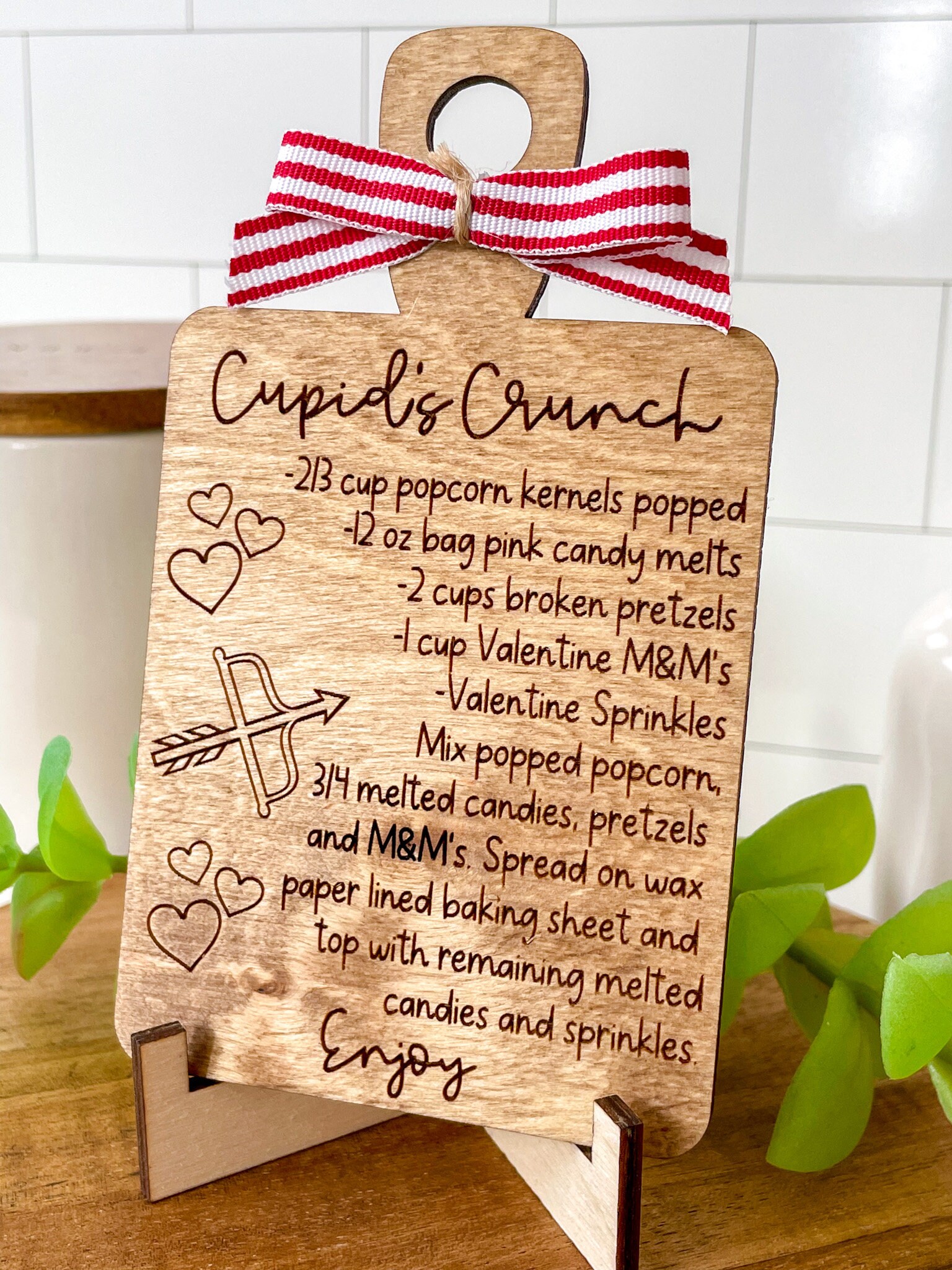 Valentines Day Recipe Board SVG, Digital Download, Cupid SVG, Recipe ...