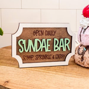 Ice Cream Sundae Bar SVG, Digital File, Summer, Ice Cream Party, Scoops ...