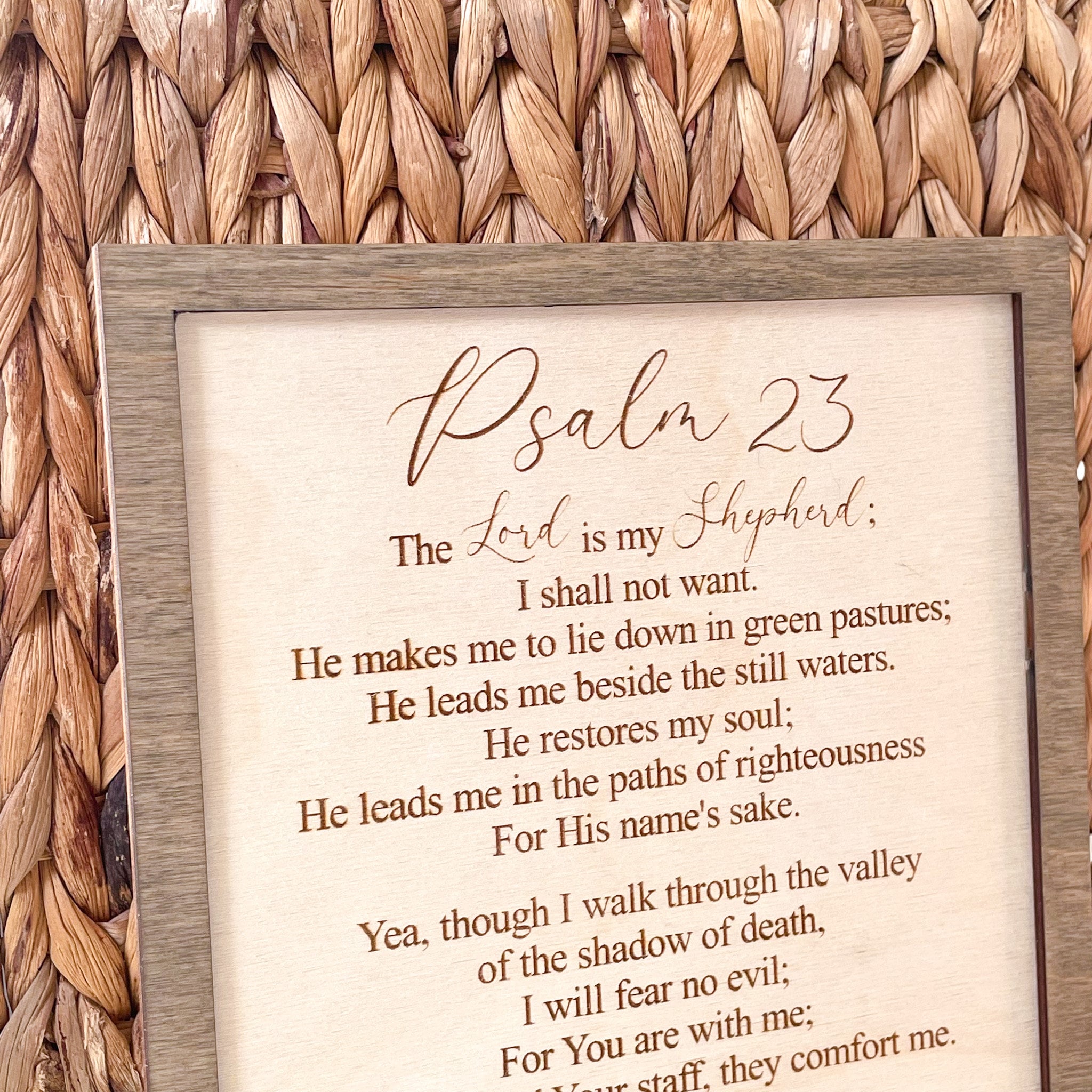 Psalm 23 SVG Digital File Scripture Sign Bible Verse the - Etsy Australia