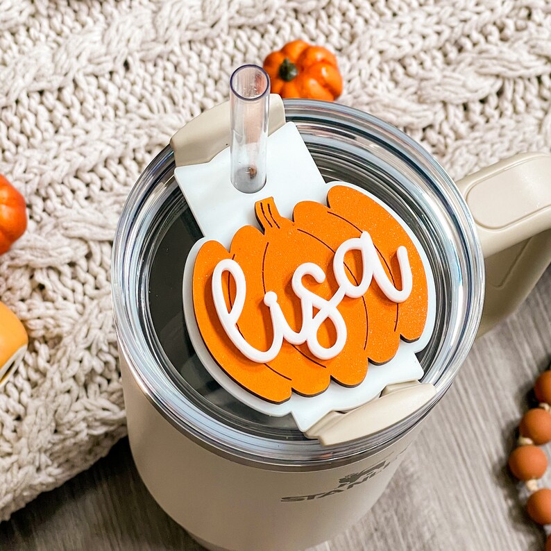 Fall Stanley Name Plate SVG, Digital File, Pumpkin Stanley, I Love Fall ...