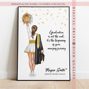 Senior Cheerleader Graduation Gift, Personalized Cheerleader ...