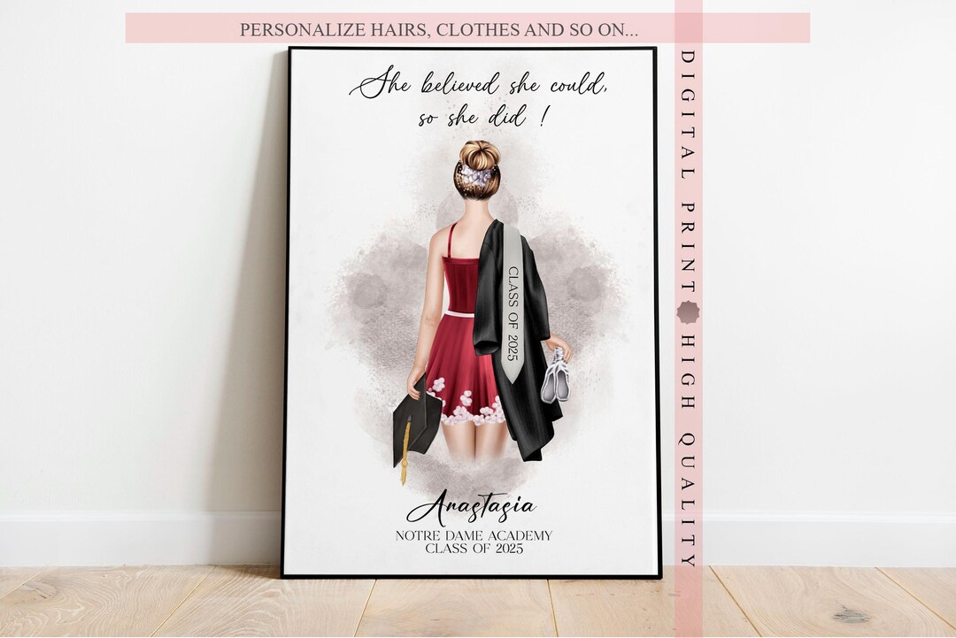 Personalised Dancer Graduation Card Graduation Gift University ...