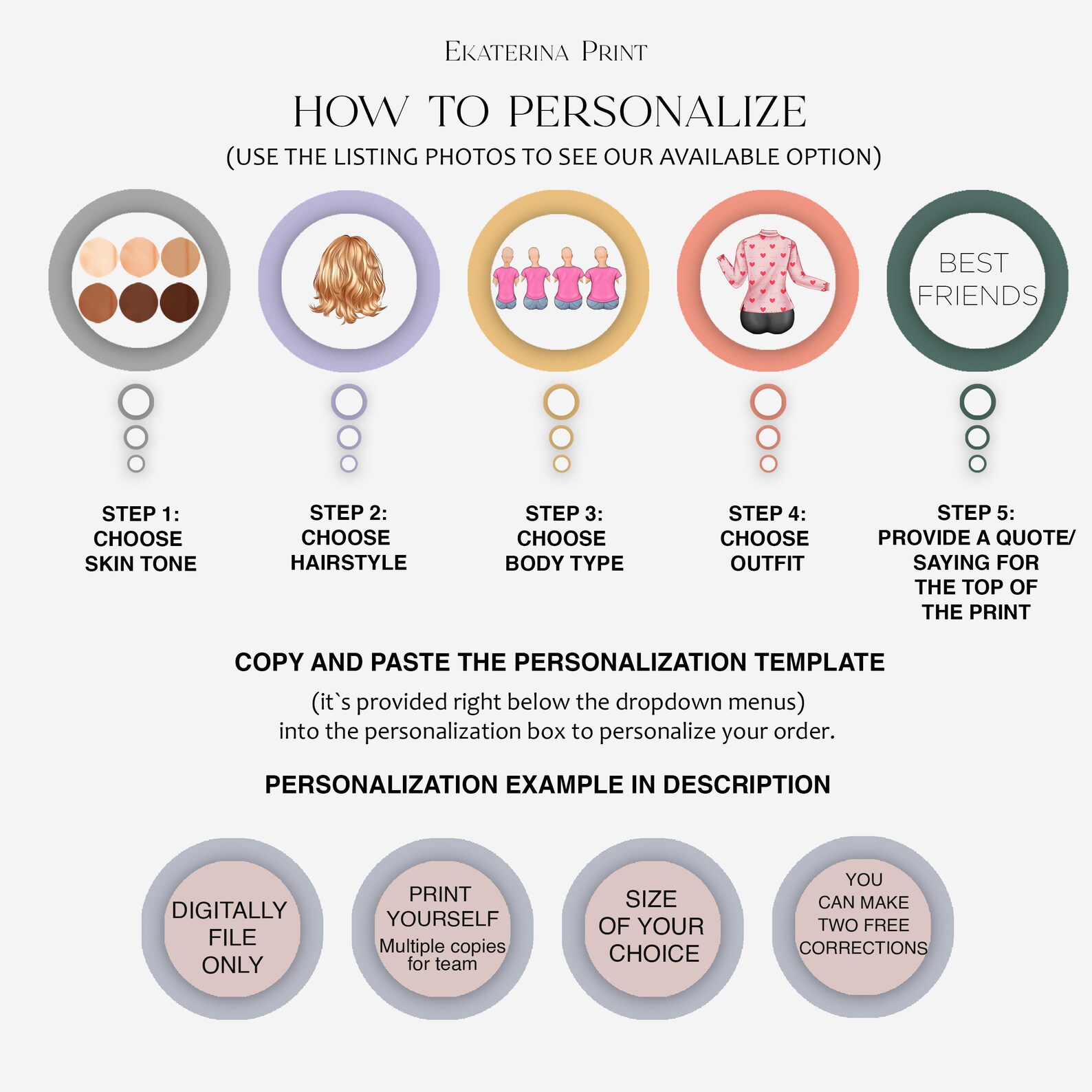 Personalized Best Friends Gift Group of Friends Gift Keepsake Gift ...