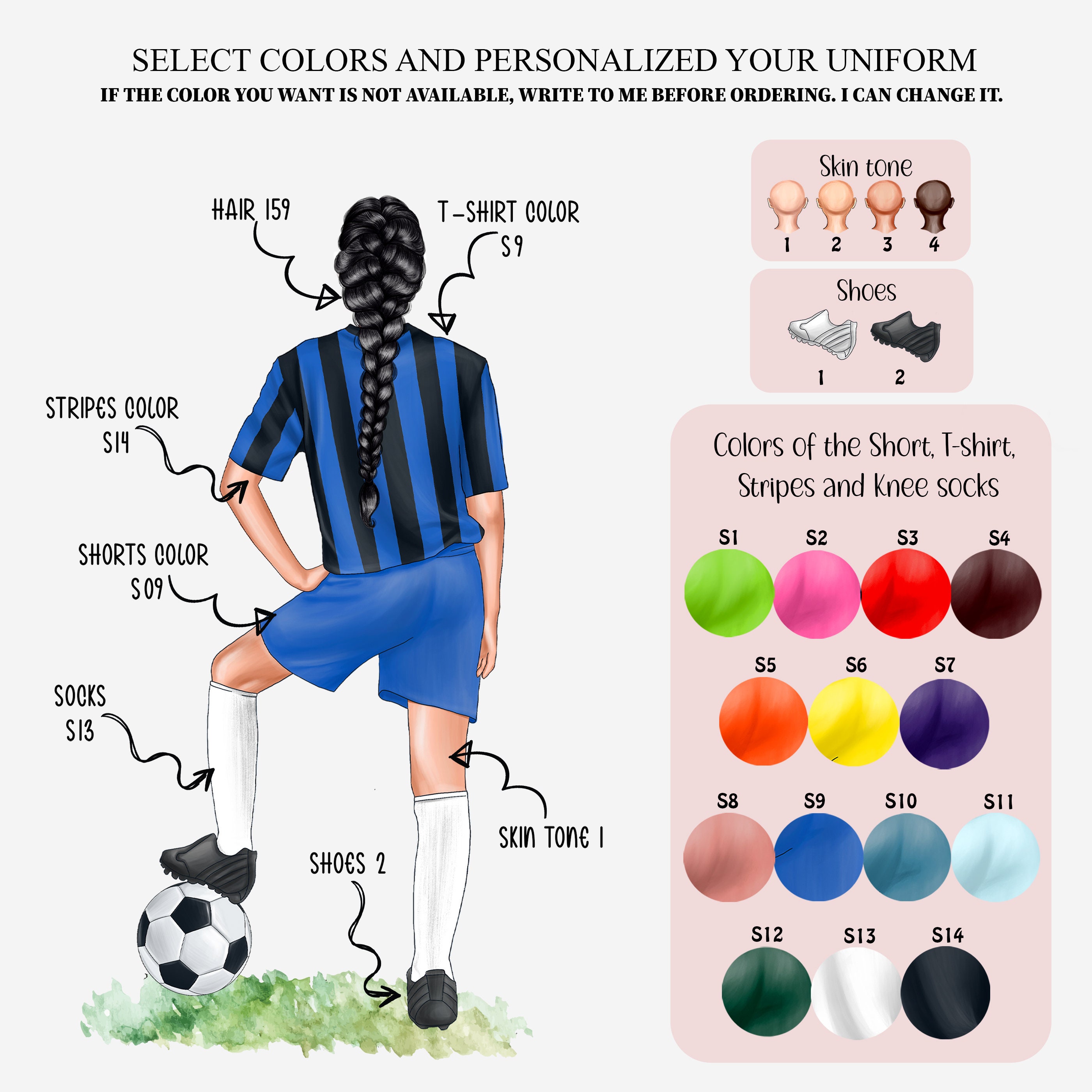 Personalized Soccer Bestie Print Custom Sports Art the - Etsy