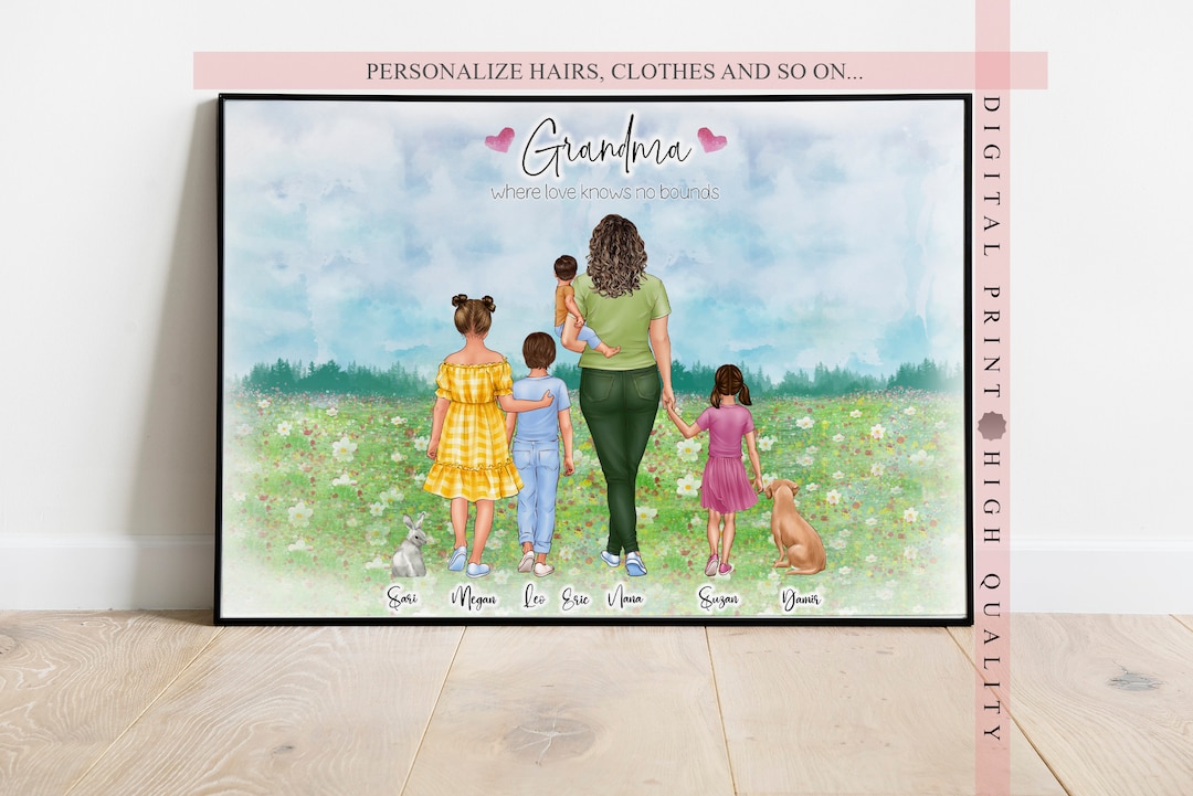 Personalized Grandmother Print A Heartfelt Gift for Your Beloved ...