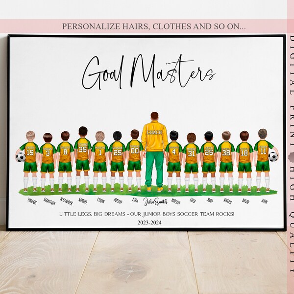 Soccer Team Personalized Gifts - 60+ Gift Ideas for 2024
