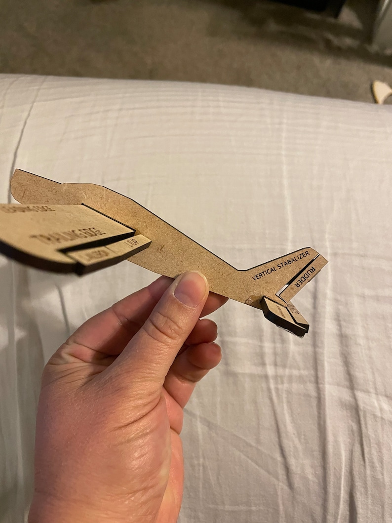 CFI Airplane Model - Etsy