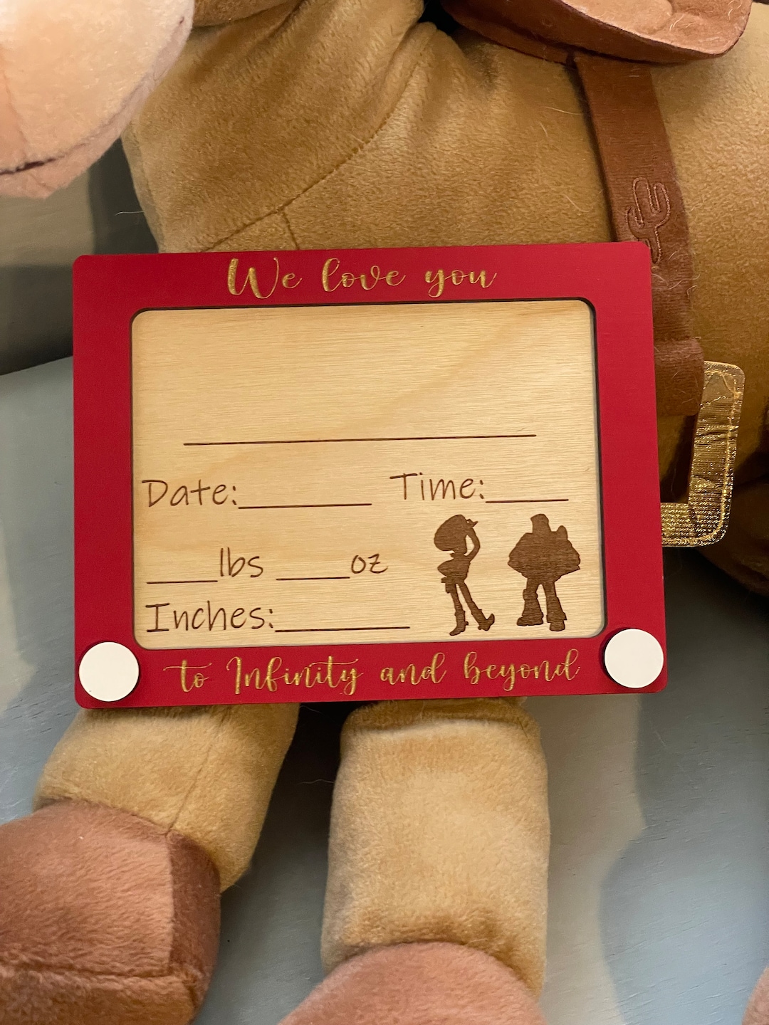 Toy Themed Birth Stat Photo Prop Announcement - Etsy