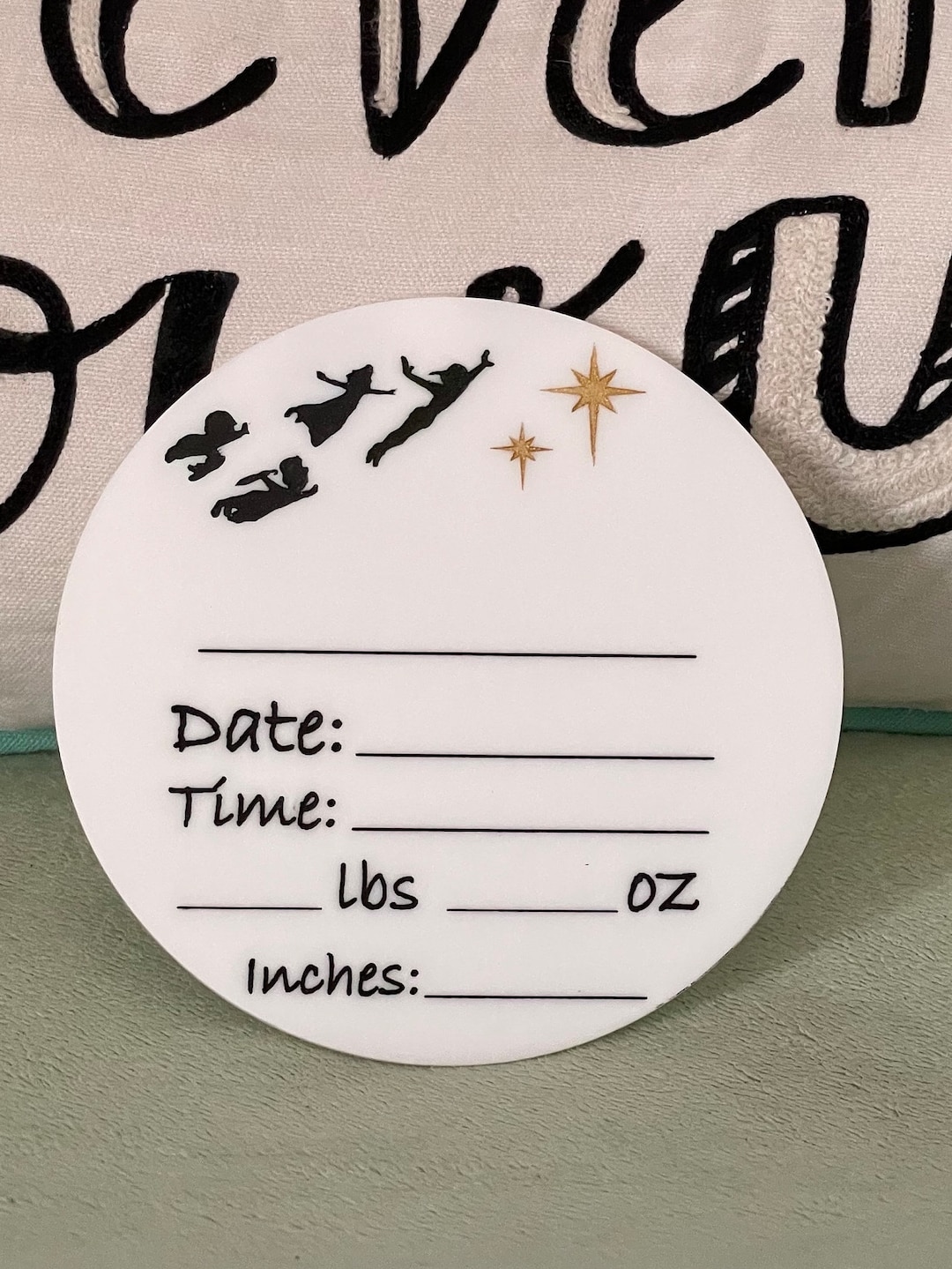 Peter Pan Inspired Birth Announcement / Tinkerbell Inspired Baby ...