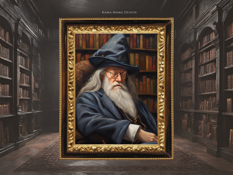 Headmaster Dumbledore Sleeping Art Gallery Printable | Professor ...