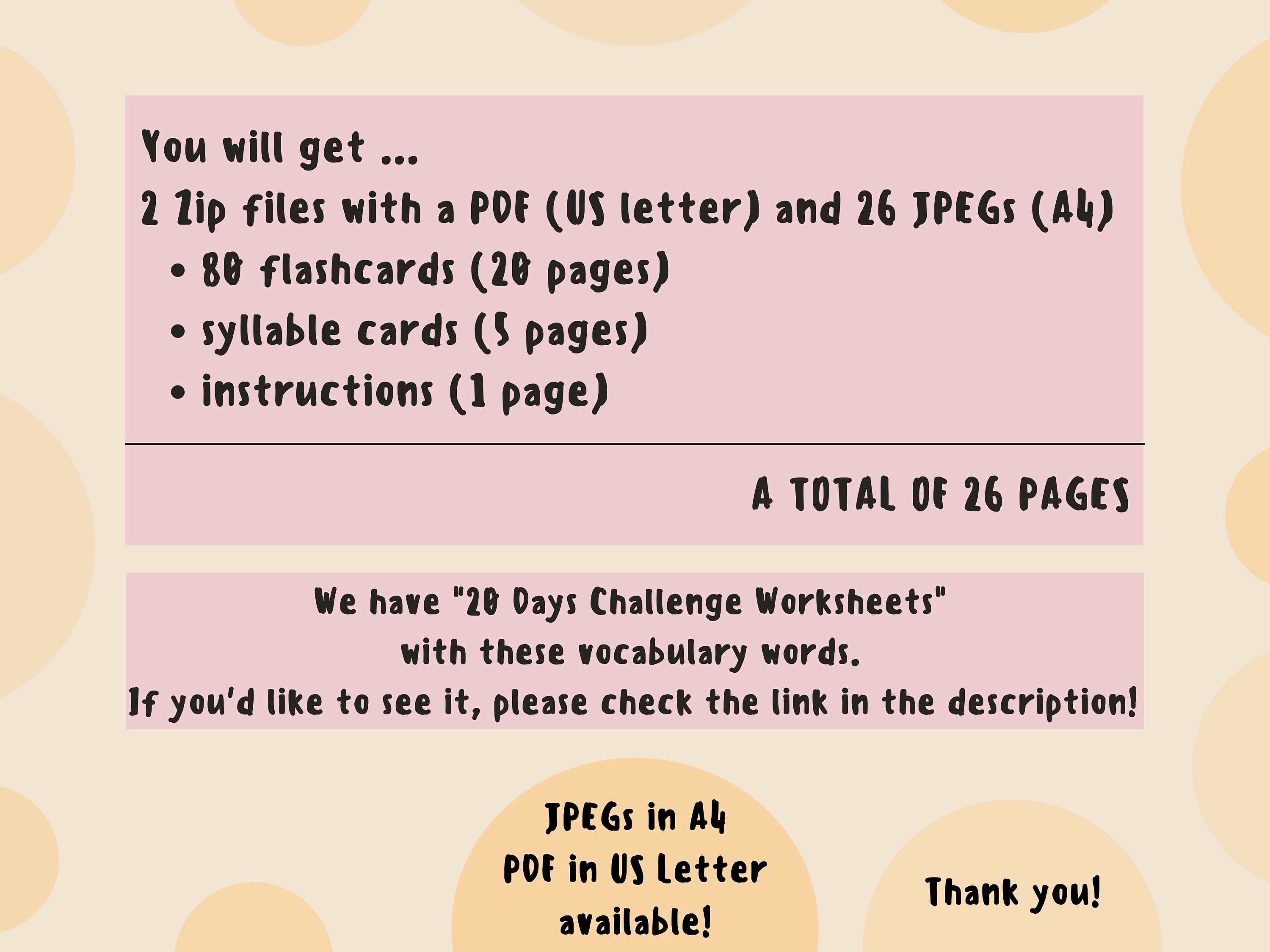 Korean English Flashcards, Fruit and Vegetable Cards, Learning Korean Basic Vocabulary ...