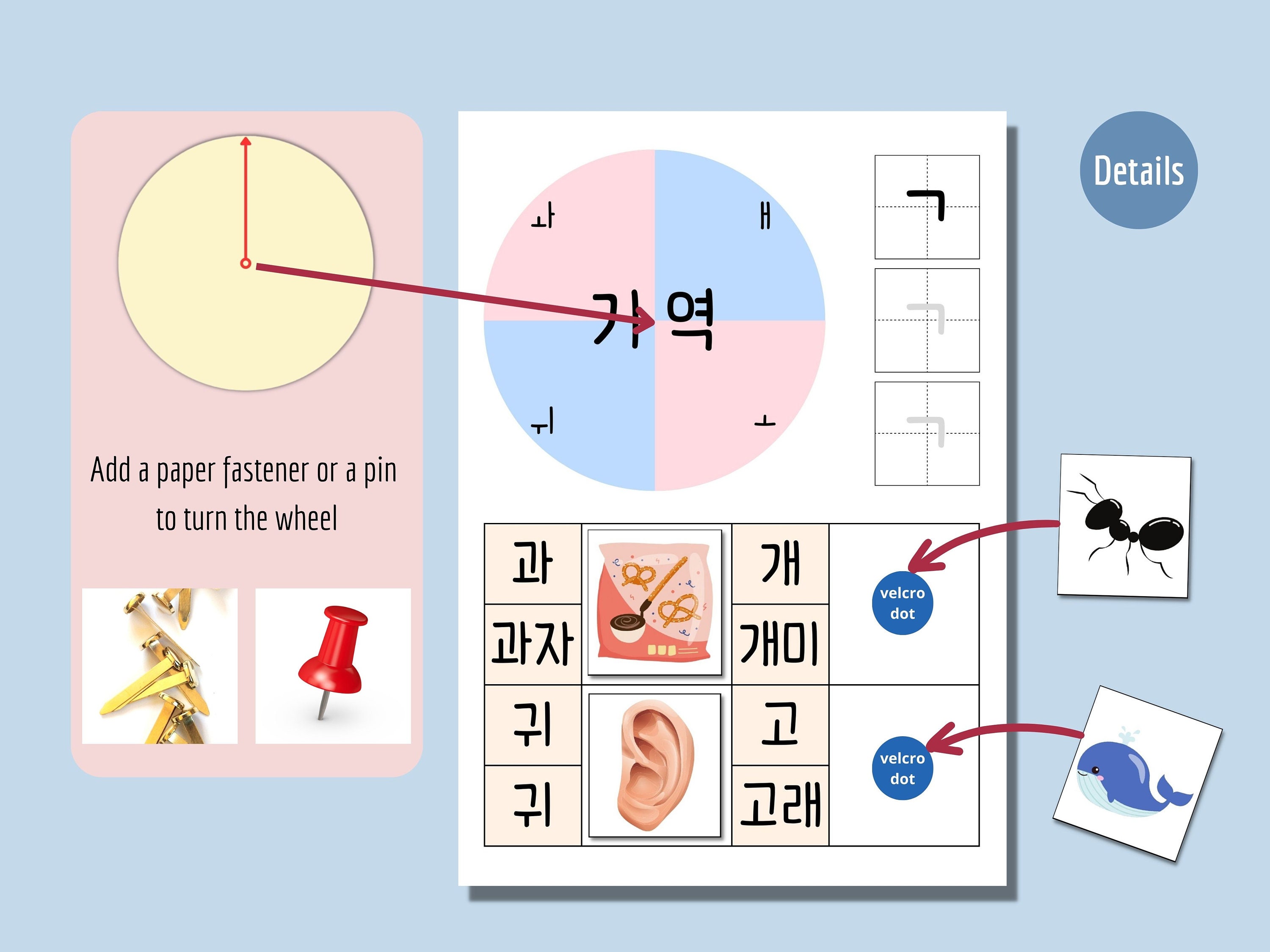 Learning Korean for Kids, Hangul for Children, Korean Consonants ...