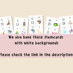 Korean English Flashcard, Korean Vocabulary Flashcards, Hangul/hangeul ...