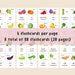 Korean German Flashcards, Digital Download Hangul Learning Cards, Fruit ...