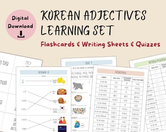 Perfect Korean Study for Beginners/hangul Worksheets/korean - Etsy