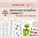 Learning Korean Vocabulary Worksheet, Korean Language Learn Challenge ...