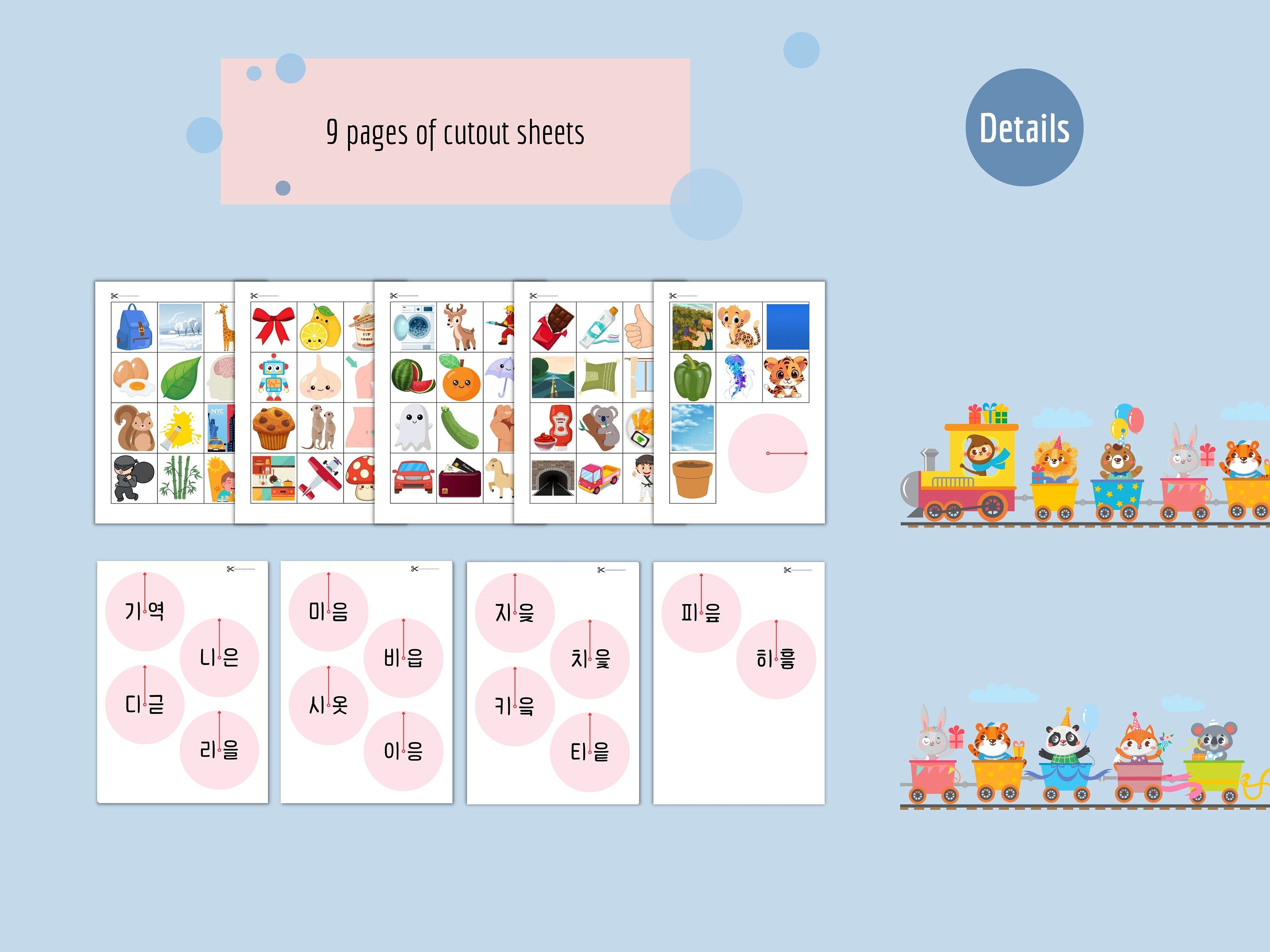 Korean Learning for Kids, Hangul for Children, Korean Consonants ...