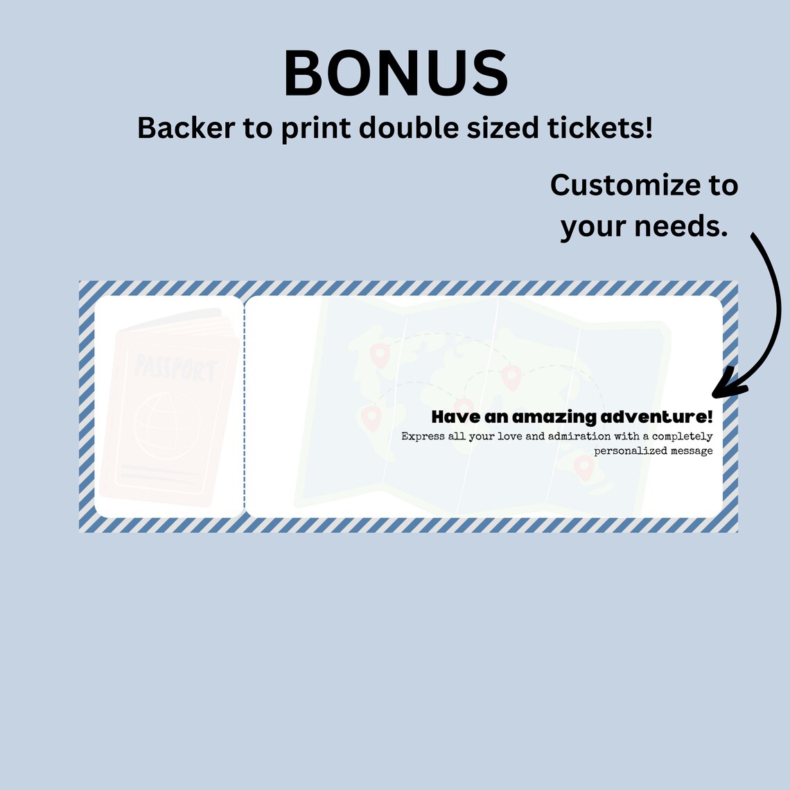Customizable Boarding Pass Template - Printable Surprise Trip Ticket ...