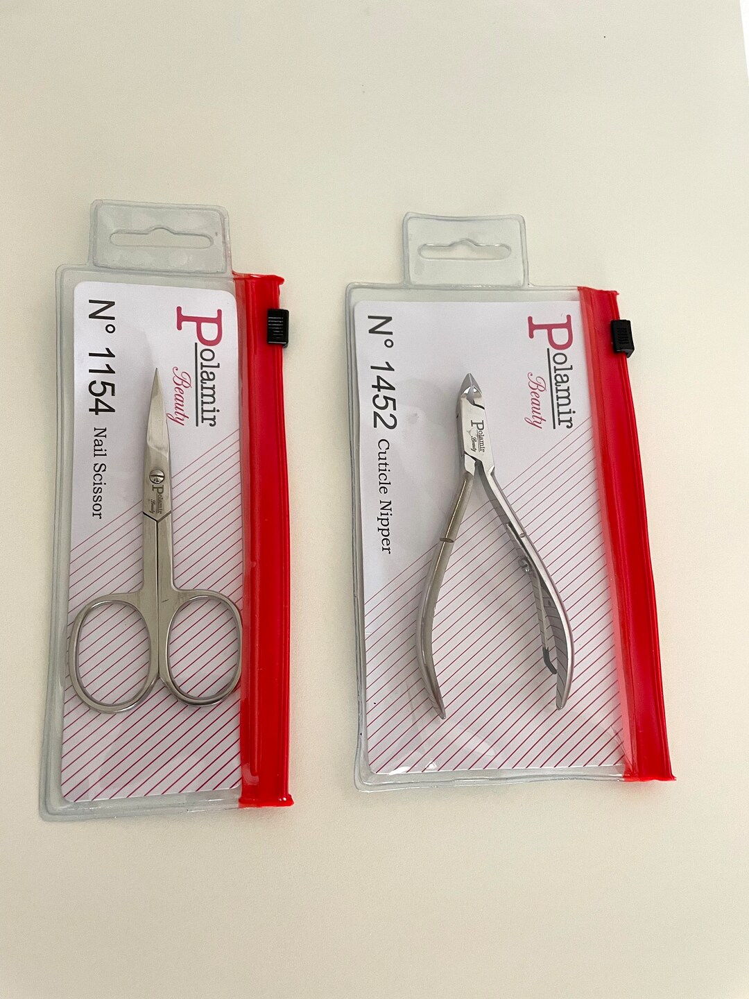 Cuticle Nipper & Nail Scissors Curved 2 Pcs Set - Etsy