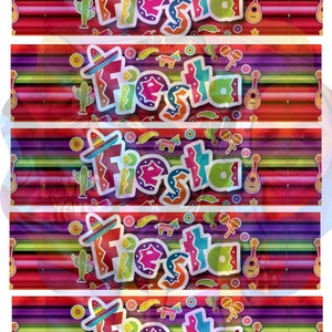 Fiesta Chip Bag and Water Label Bundle, Mexican Party Favor, Fiesta ...