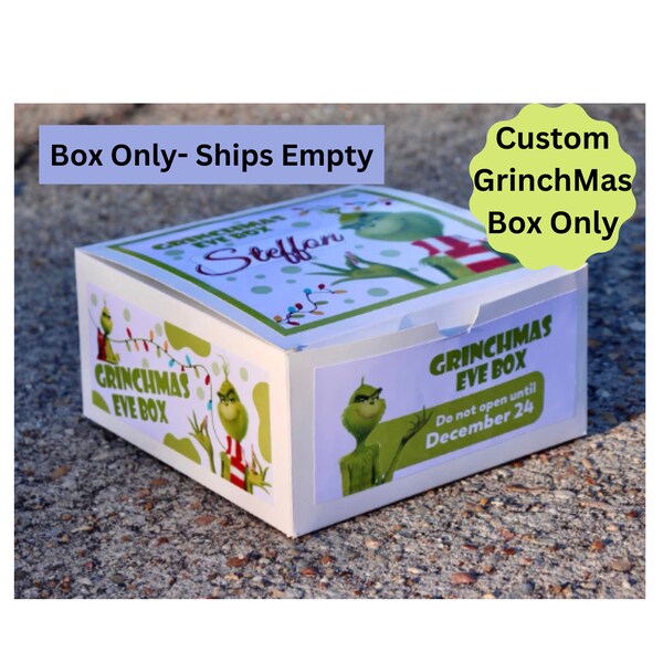Grinchmas Eve Box Labels - Etsy