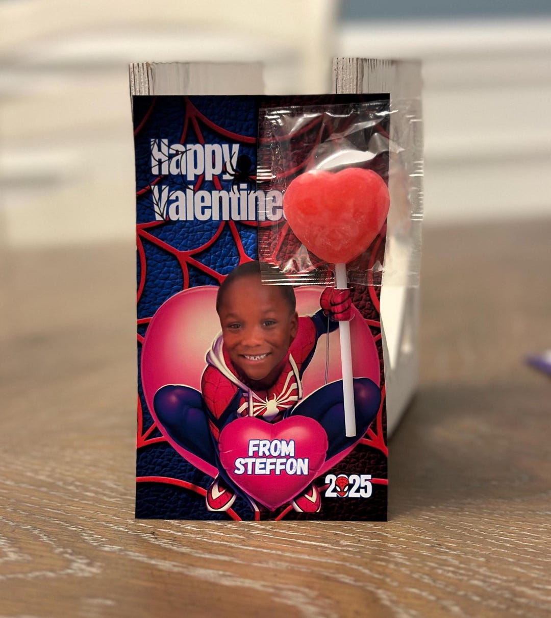Customized Valentine's Day Cards for Kids | Lollipop Holder for ...