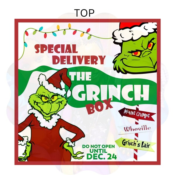 Secret Santa Grinch Theme - Etsy