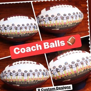 Gift for Football Coach | Coach Gift | Picture Football | Football Gift ...