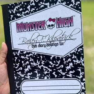 Custom Composition Notebook, Notebook Cover, Personalized Notebook ...