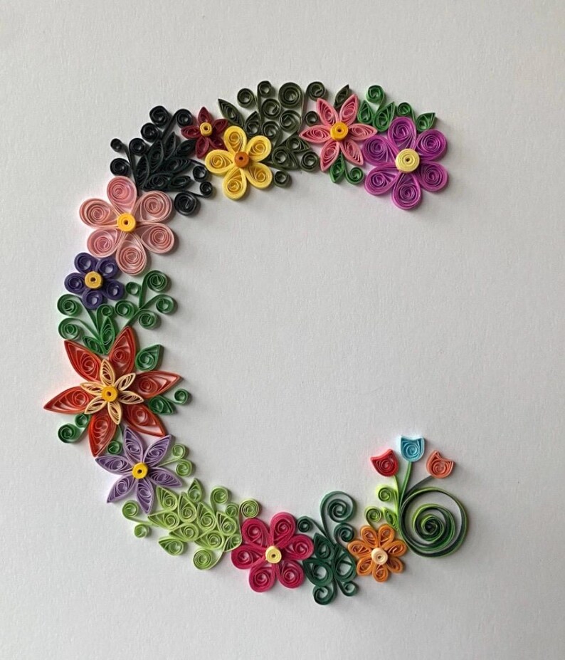 Custom Quilled Letter - Etsy