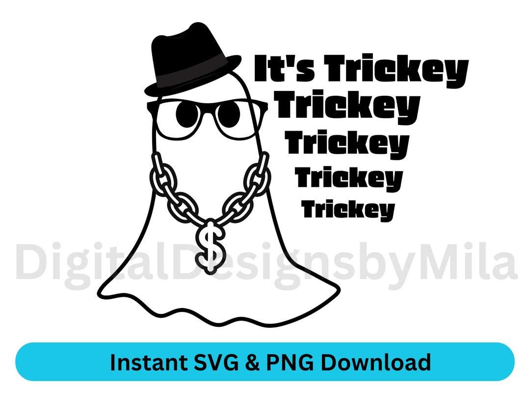 It's Tricky SVG, Ghost Svg, Funny Halloween Shirt, T Shirt Svg ...