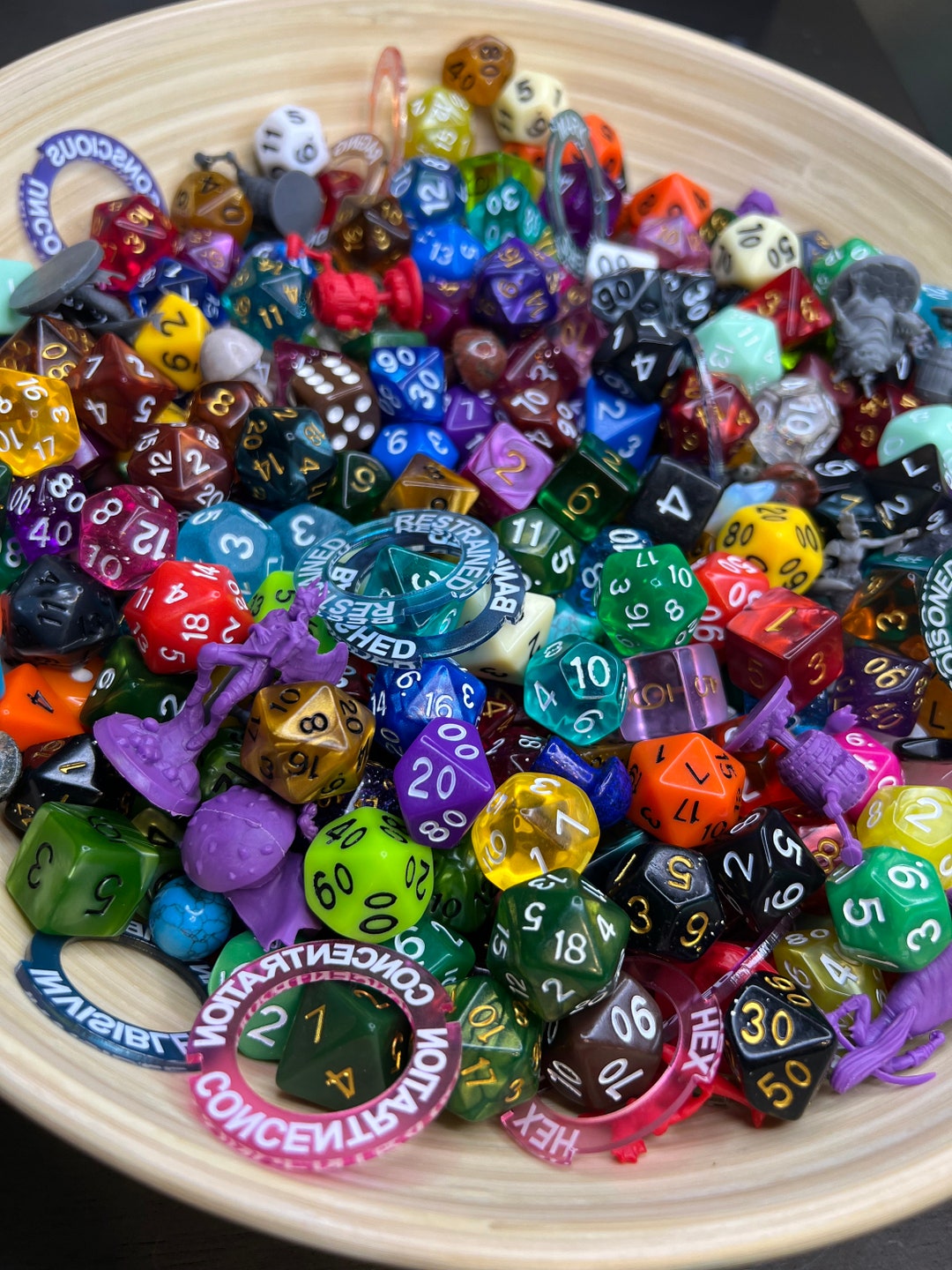 Dice Treasures - Loot Scoop! - Etsy