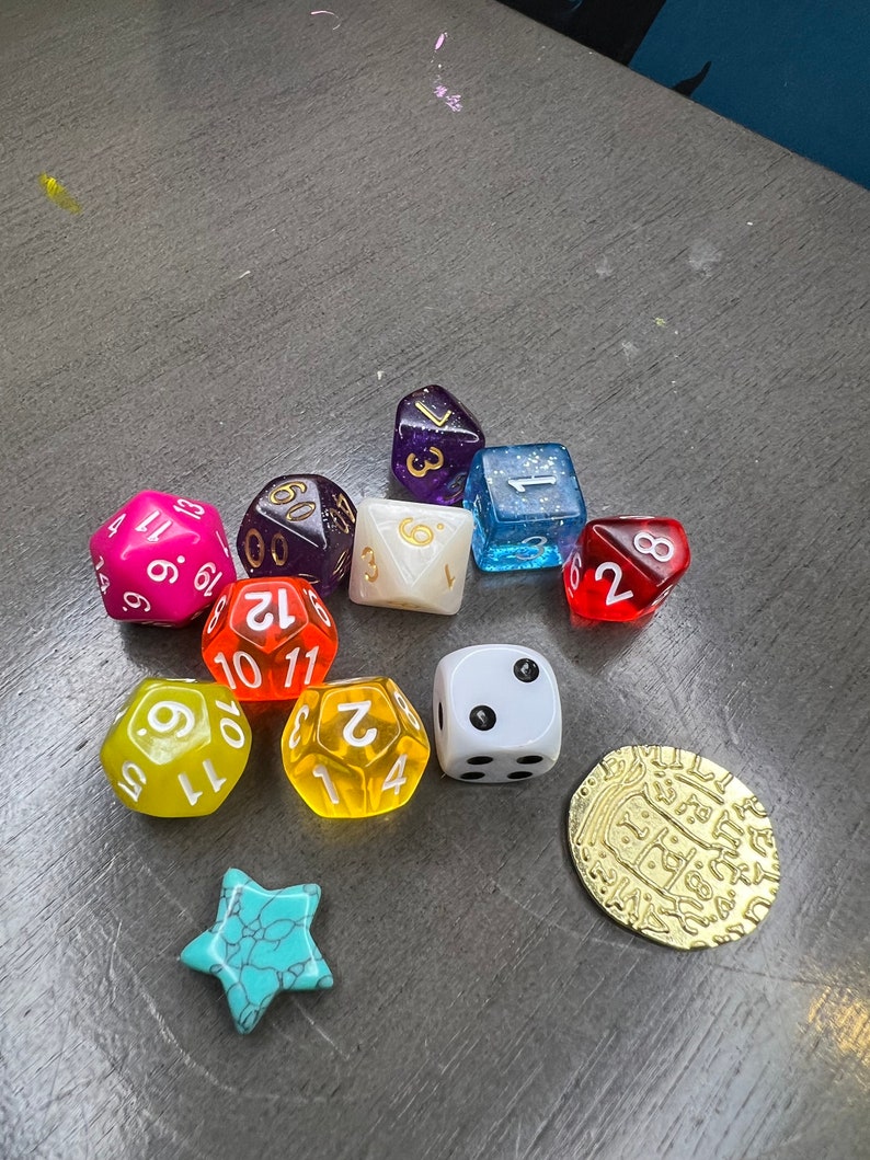 Dice Treasures - Loot Scoop! - Etsy