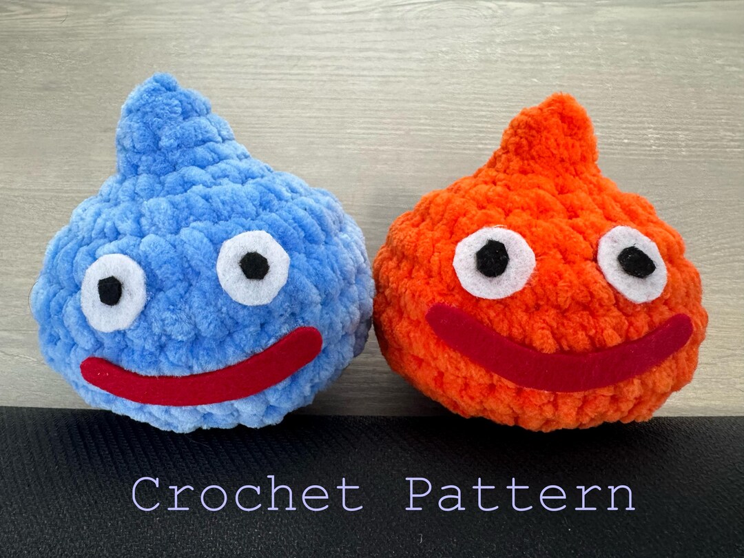 Slime Monster (dragon Quest) - Beginner Amigurumi Crochet Pattern - Etsy