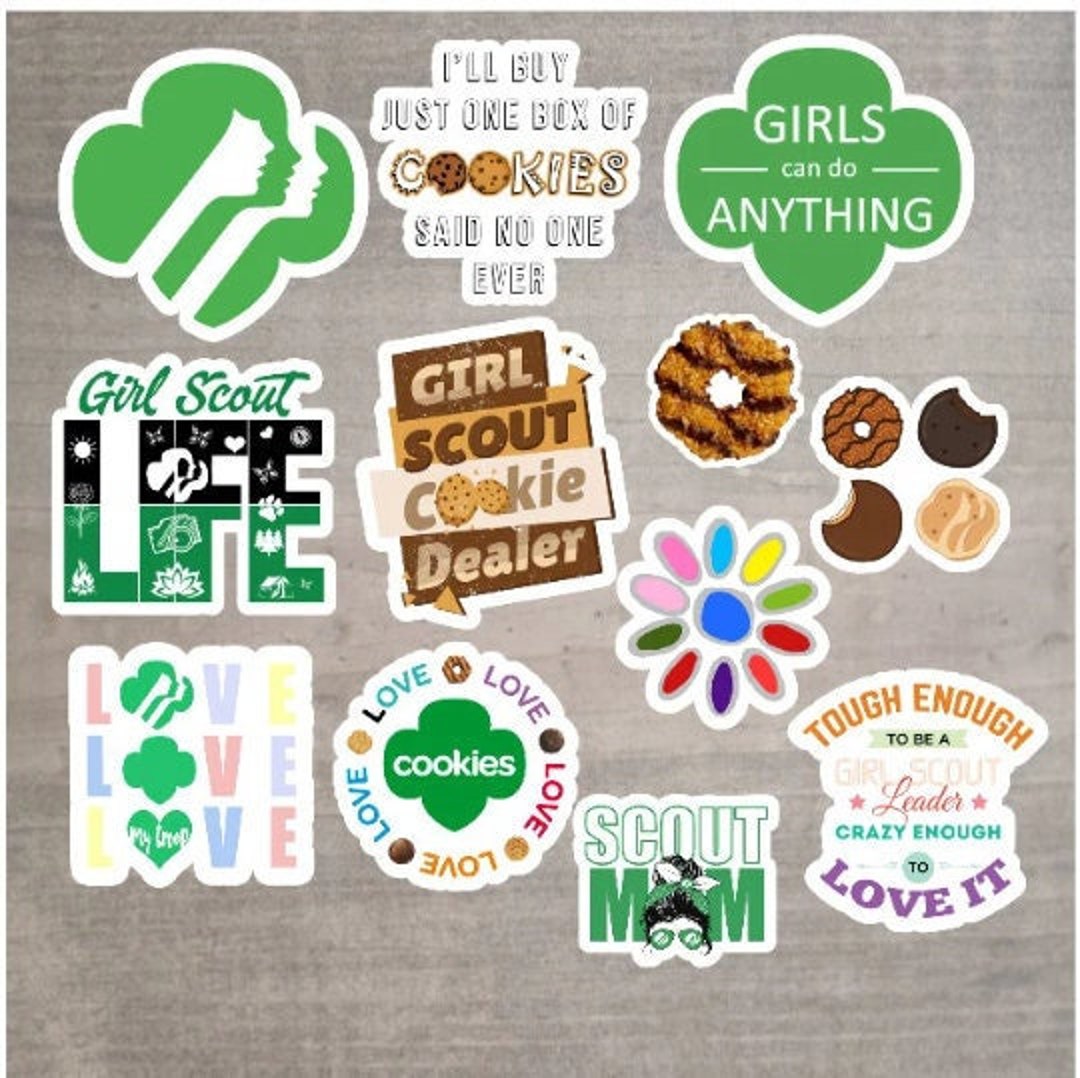 Girl Scouts Cookie Stickers - Etsy