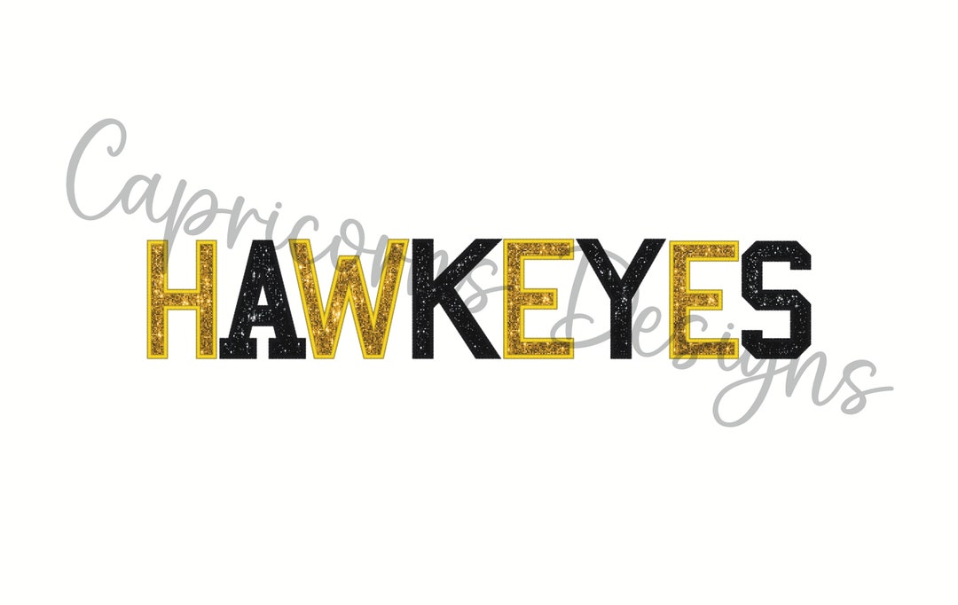 Hawkeyes PNG Digital Download Design Mascot School - Etsy Australia