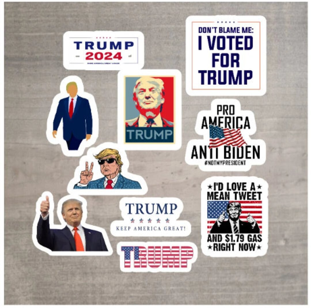 Donald Trump Stickers - Etsy