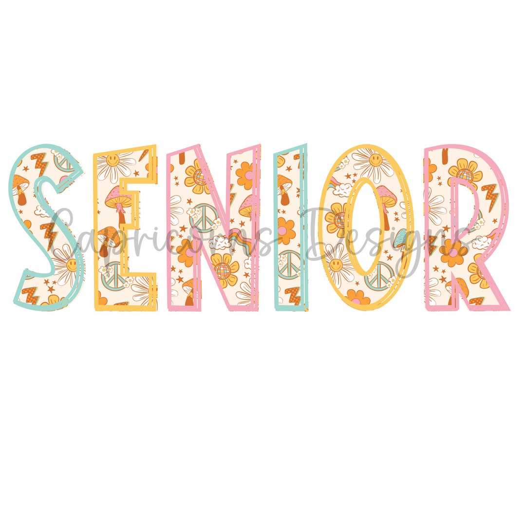 SENIOR PNG Digital Design Download - Etsy