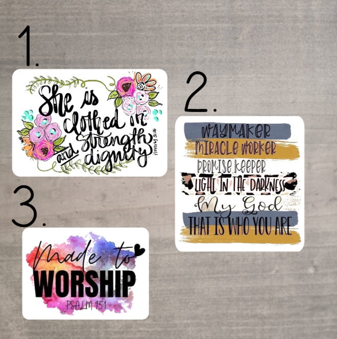 Biblical Stickers Prayers Jesus God Lord Worship - Etsy