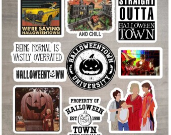 Halloween Town Stickers - Etsy