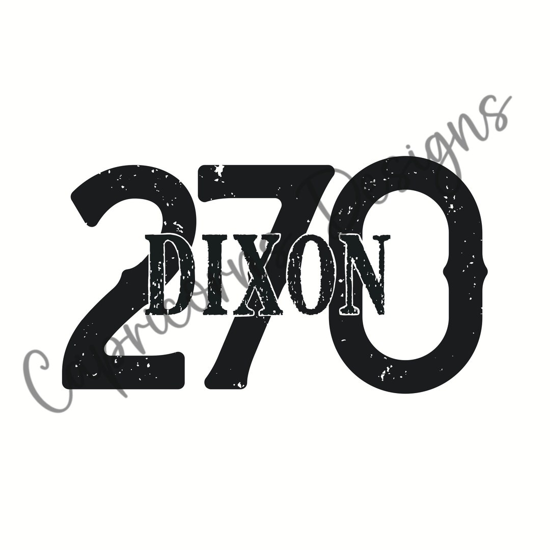 Dixon 270 Area Code PNG Digital Design Download - Etsy