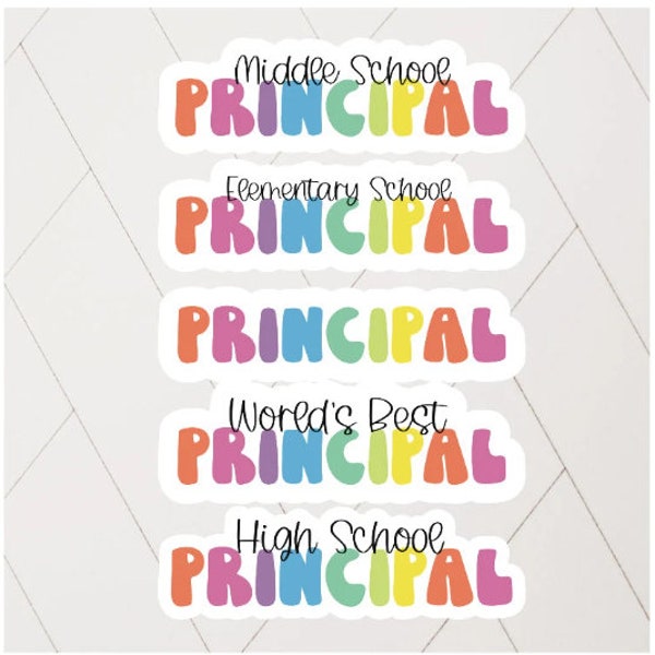 Principal Stickers - Etsy