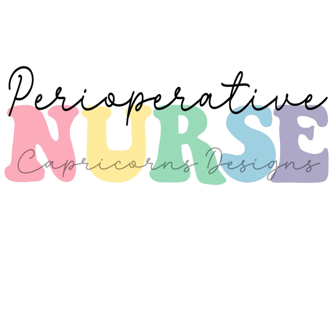 Perioperative Nurse PNG Digital Design Download - Etsy