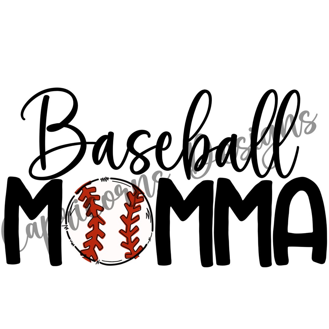 Baseball Momma PNG Digital Download - Etsy