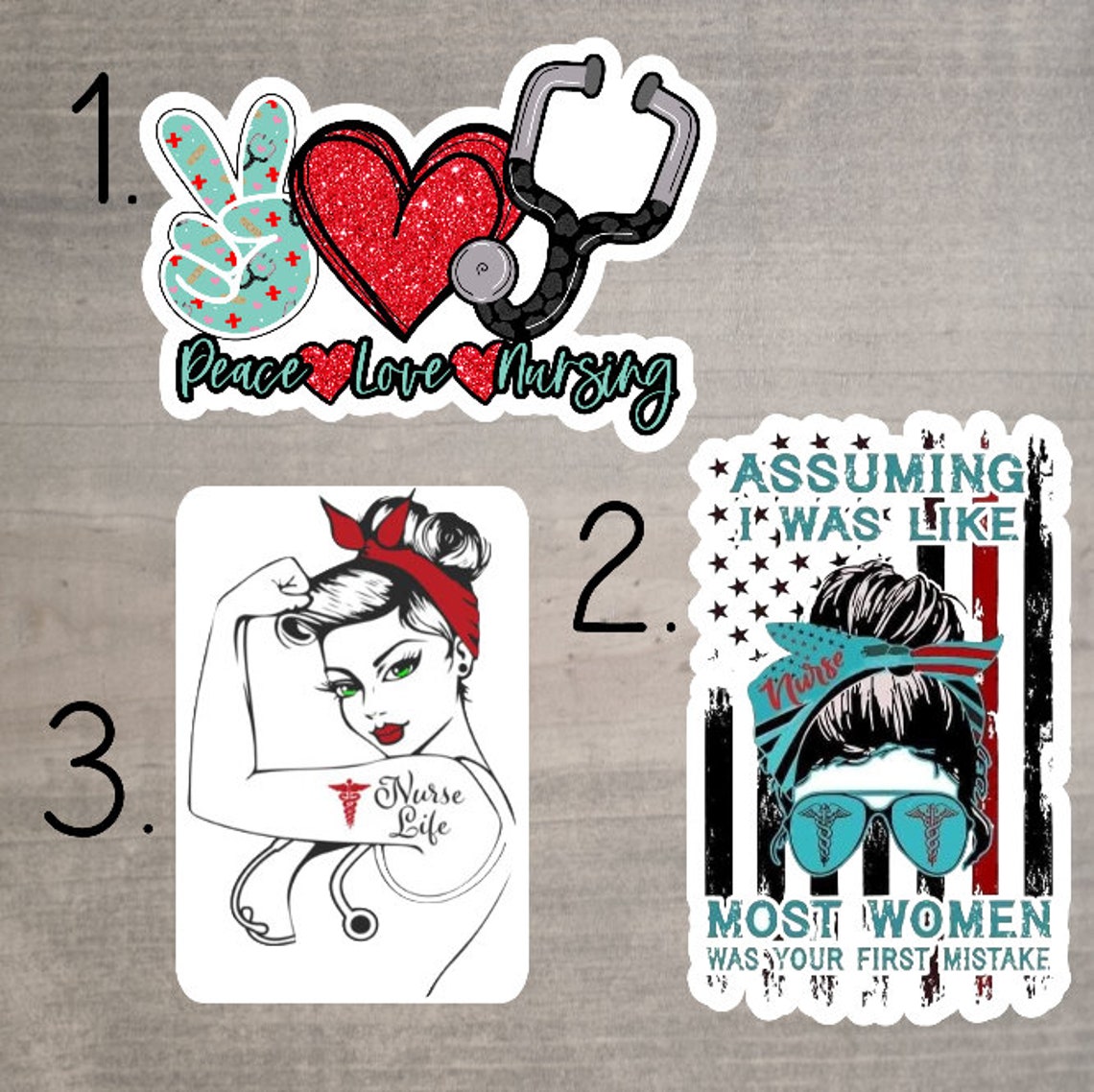 Nurse Stickers Hospital - Etsy