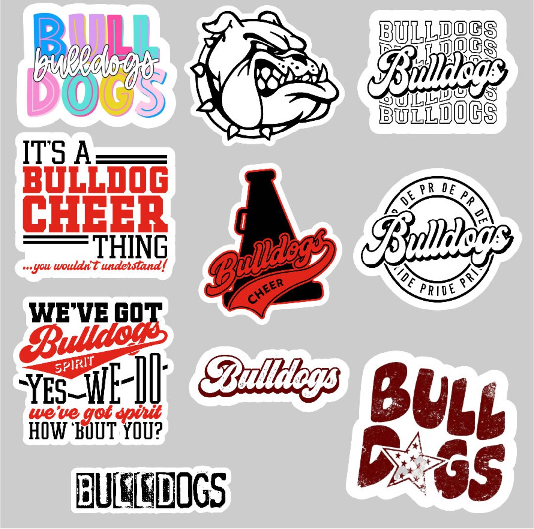 Bulldogs Stickers - Etsy