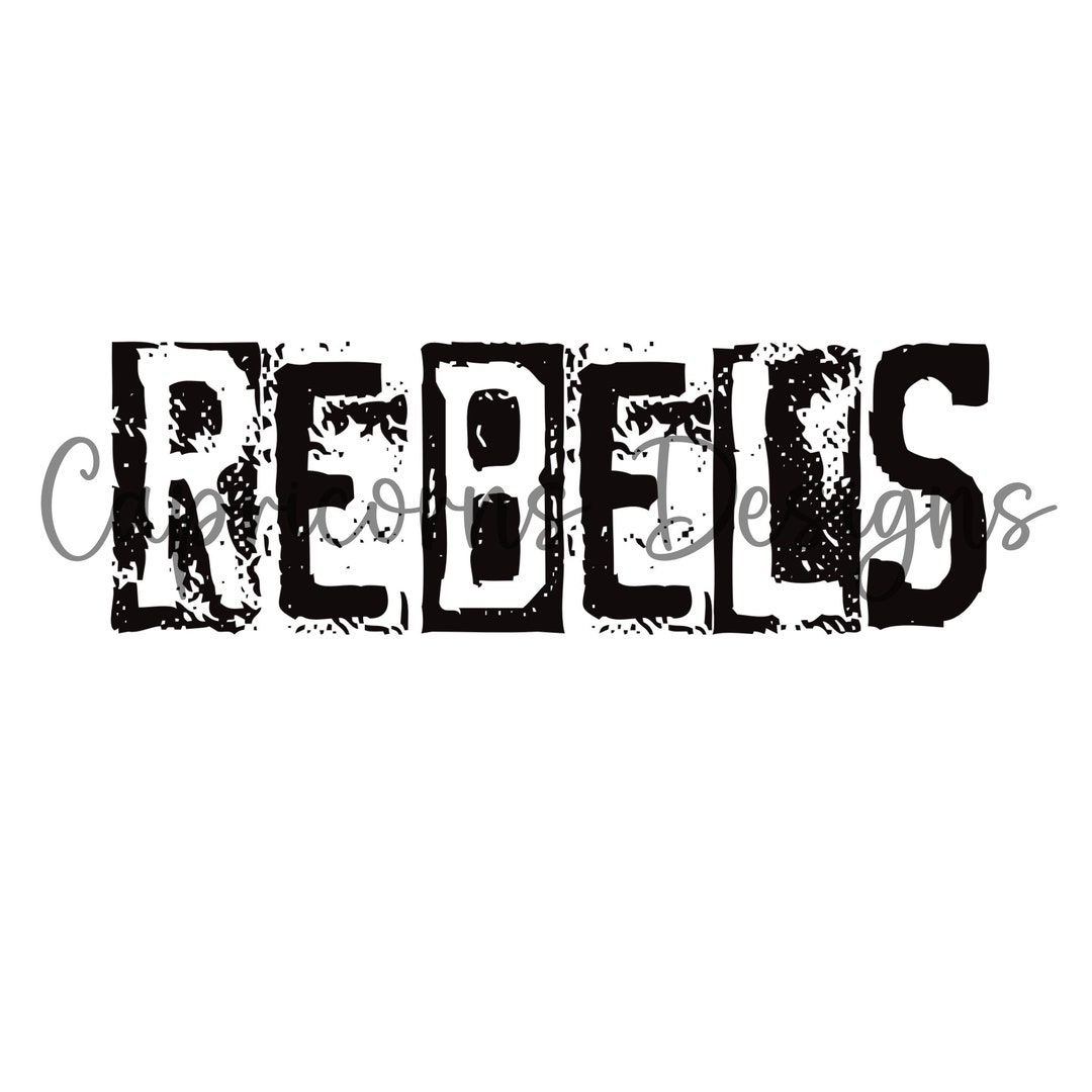 REBELS PNG Digital Design Download Mascot - Etsy