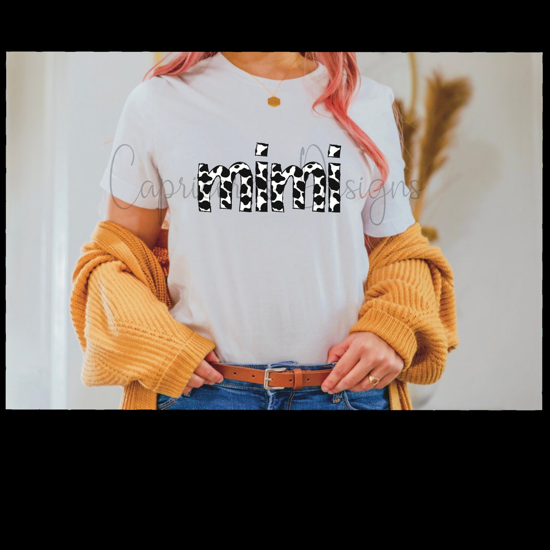 Mimi Cow Print PNG Digital Download - Etsy