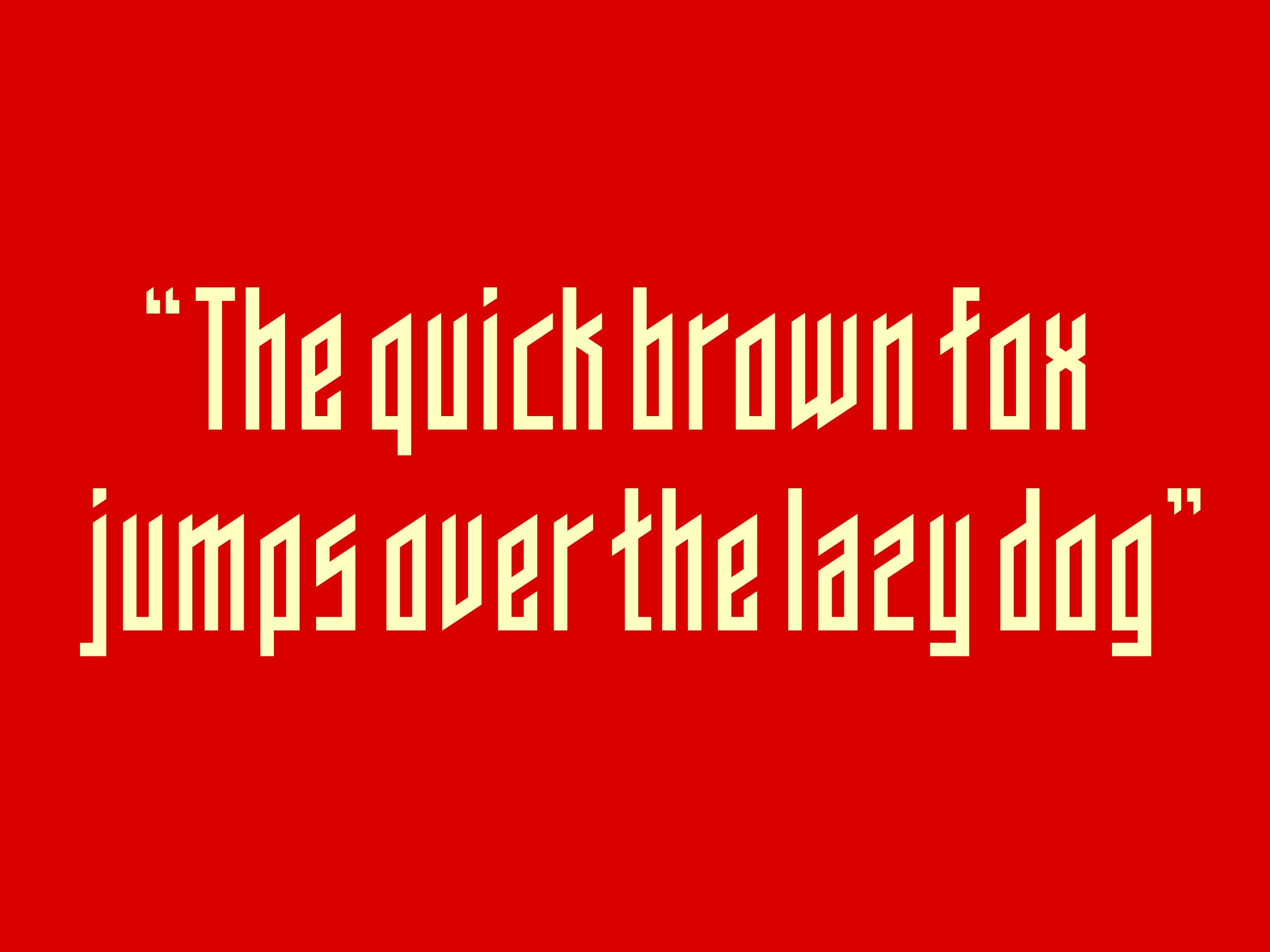 Narrow, Square & True - A Stylish Minimalist TTF Font, Narrow and Tall ...