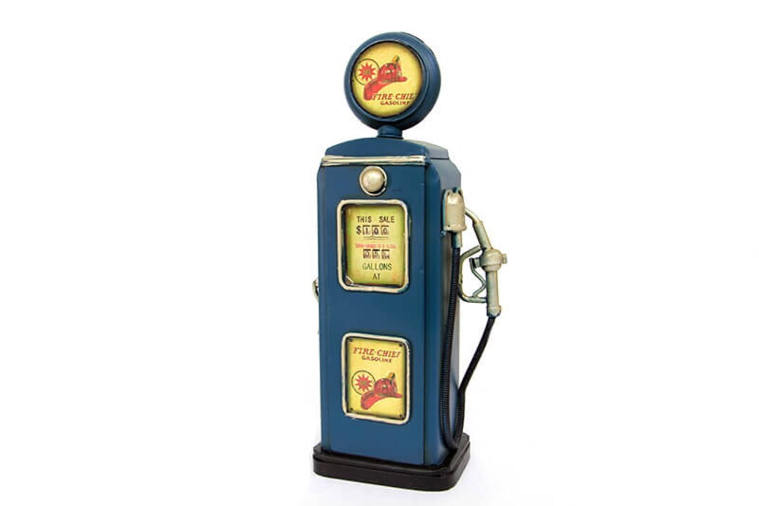Decorative Metal Fuel Pump Moneybox Piggy Bank Nostalgic Fuel Gasoline ...